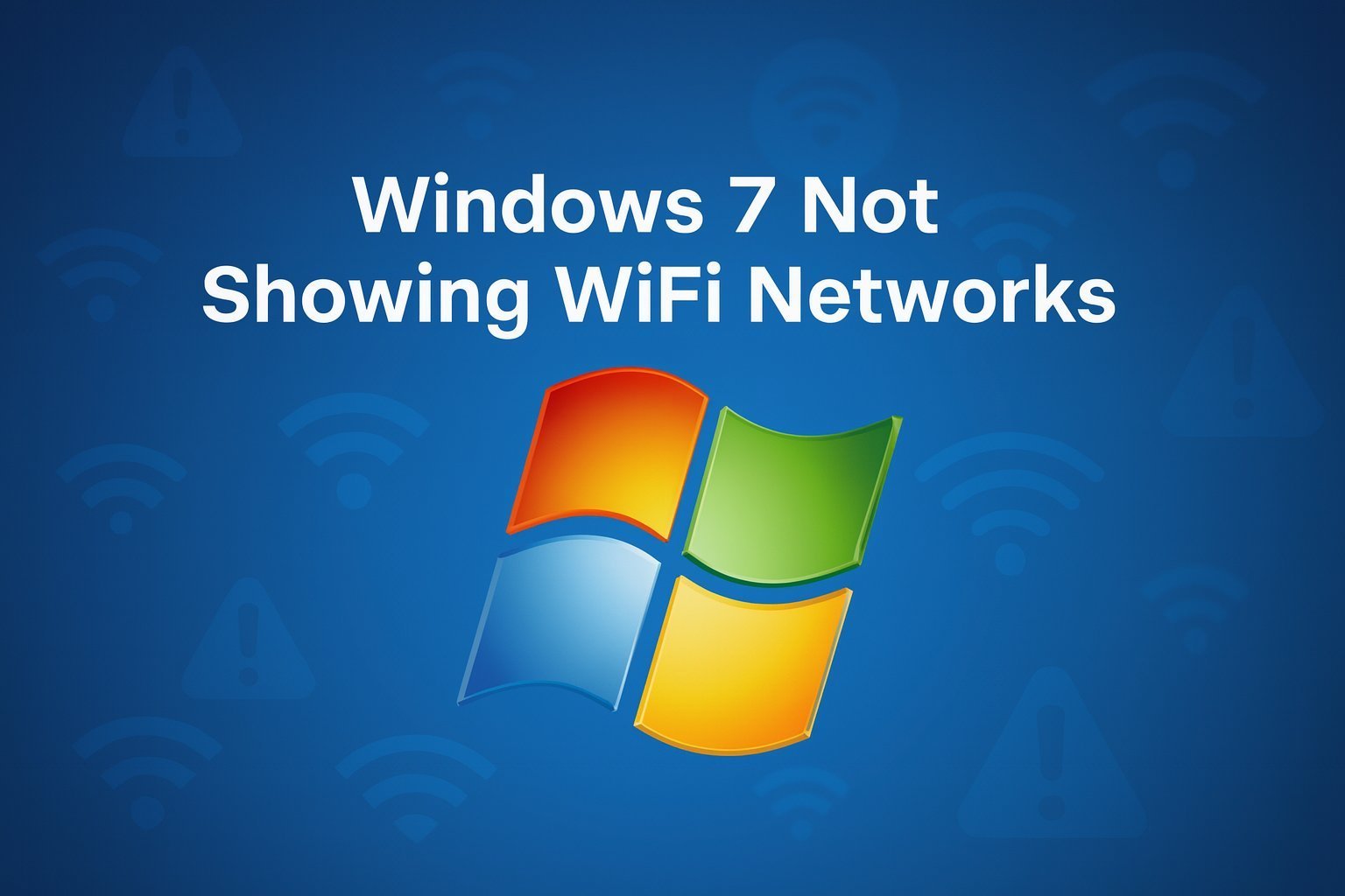 Arreglar las redes wifi de Windows 7 no aparecen rápidamente | Uco Digital