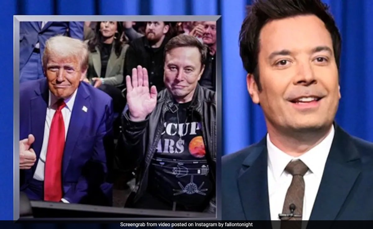 Jimmy Falon Elon Masks “Five Task” Empleados federales El rap de Raps ...