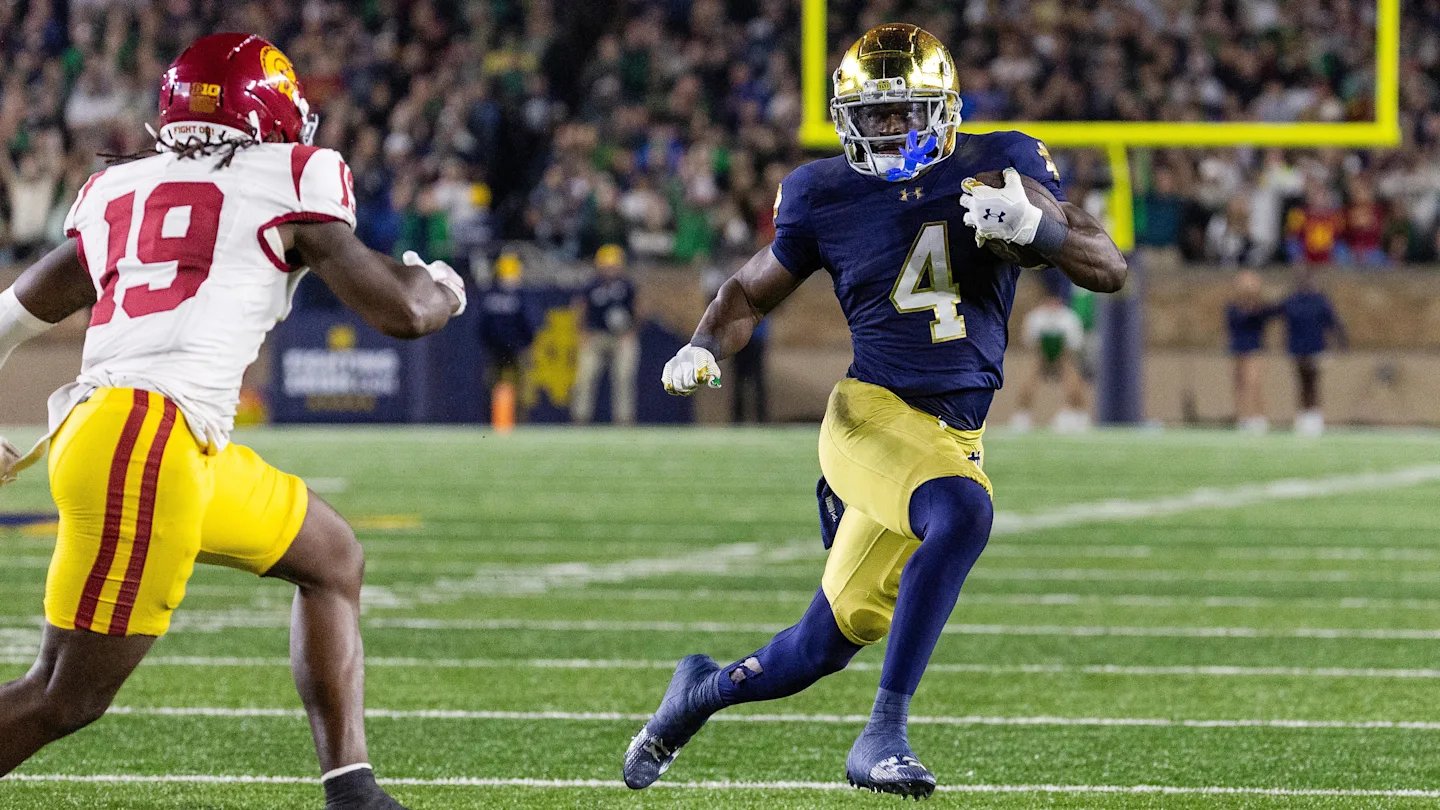 El futuro de Jeremiah Love, el corredor salvaje de Notre Dame en la USC ...