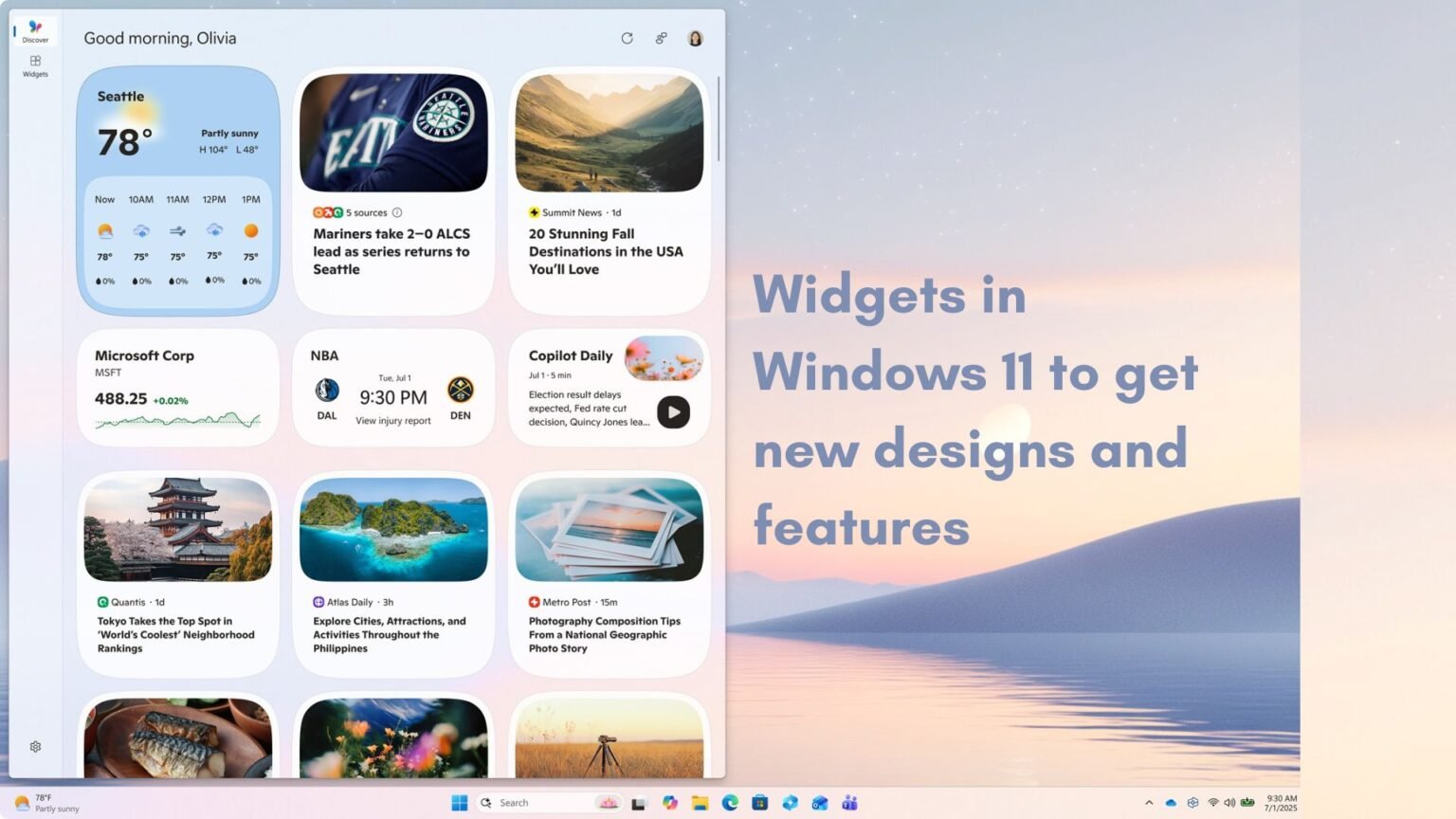 Microsoft no abandonará el panel de widgets de Windows 11 a medida que ...