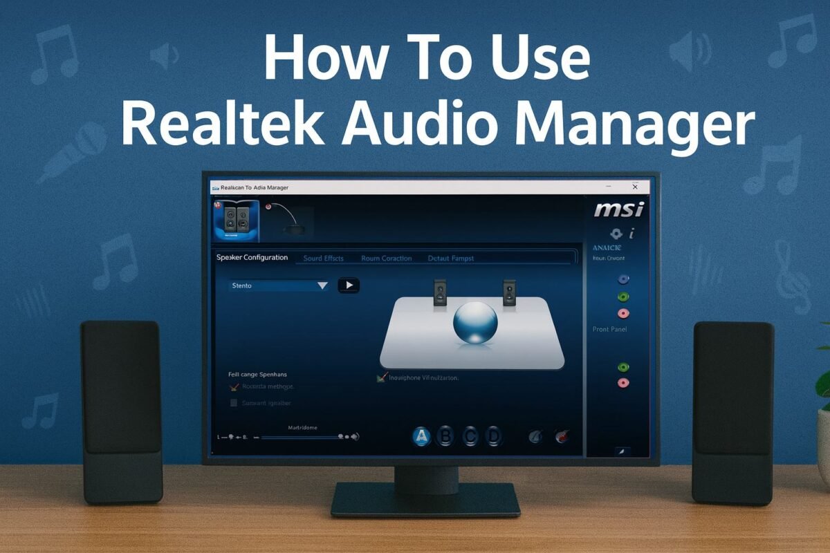 Cómo usar Realtek HD Audio Manager en Windows 11 | Uco Digital