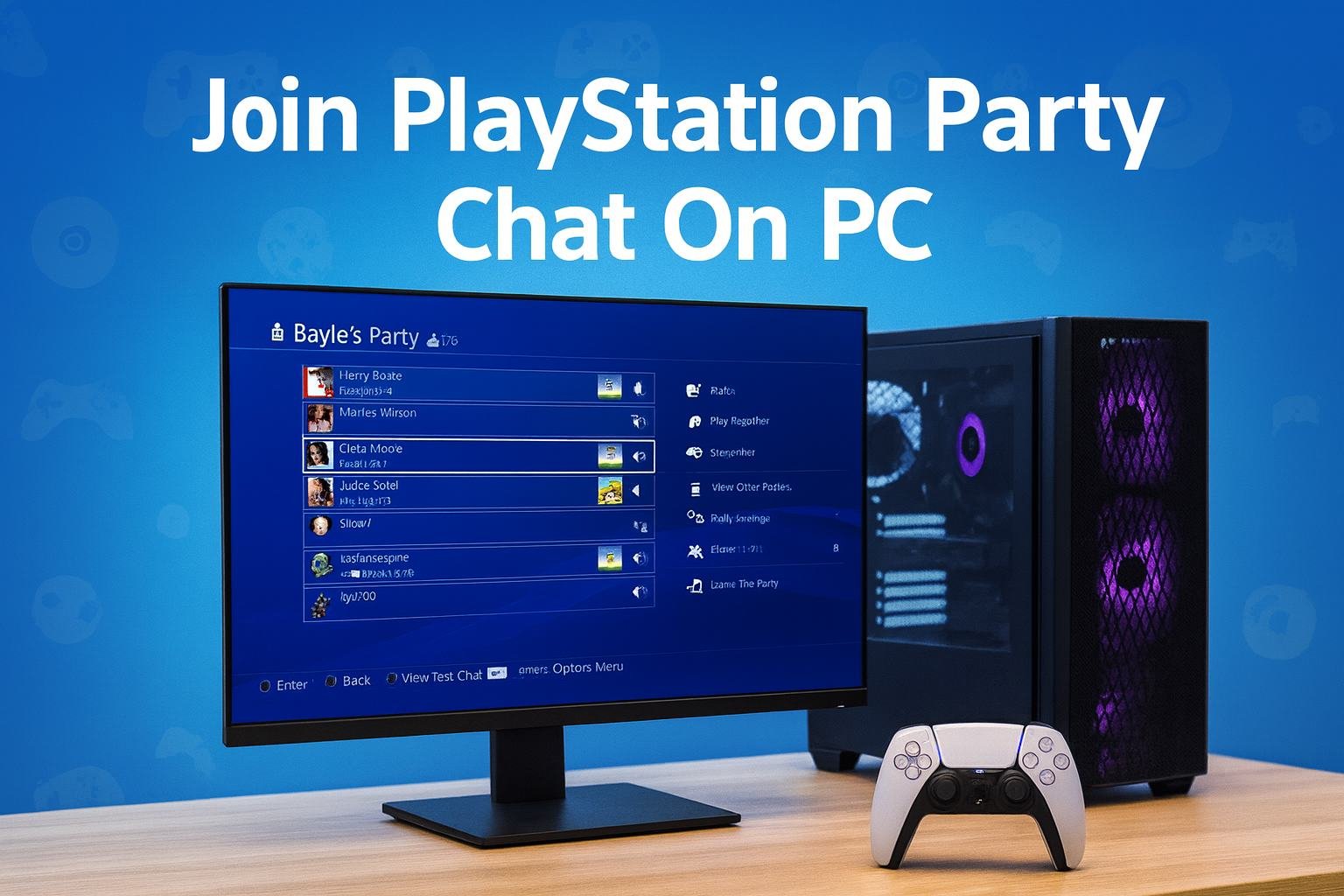 Cómo unirse a PlayStation Party Chat en PC en minutos | Uco Digital