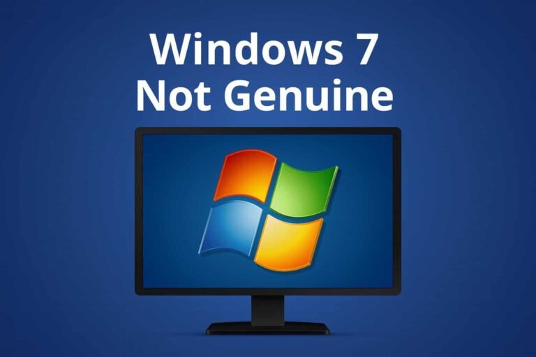 Cómo arreglar Windows 7 no es un error real (paso general) | Uco Digital