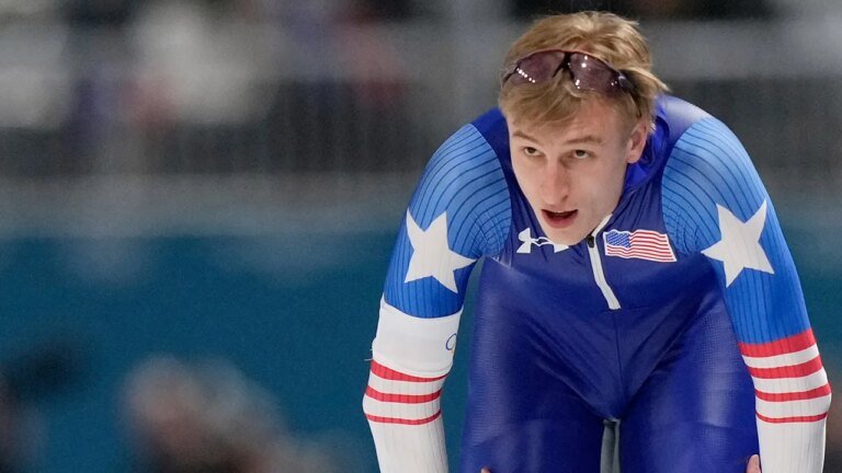 El estadounidense Jordan Stolz ganó su tercera medalla olímpica | Uco ...